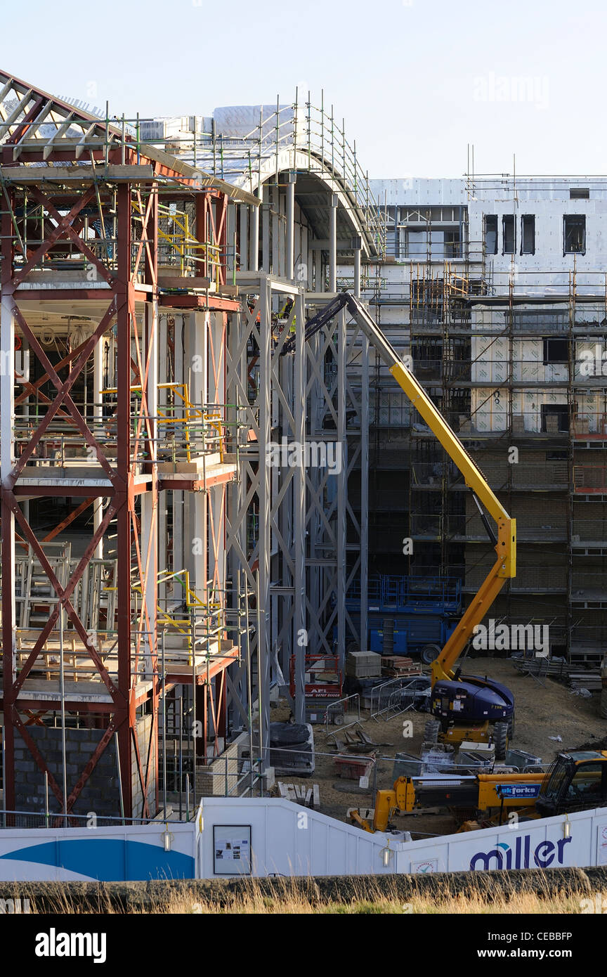 construction site york city council headquarters office block york ...