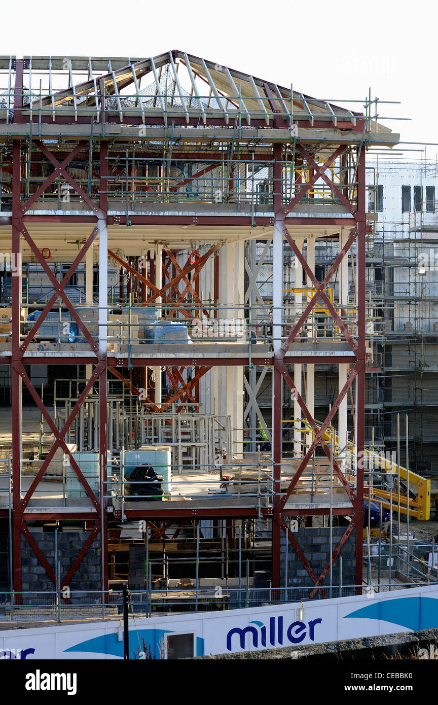 construction site york city council headquarters office block york ...