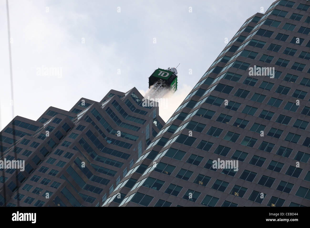 Top of TD bank building in downtown Toronto Canada Stock Photo - Alamy
