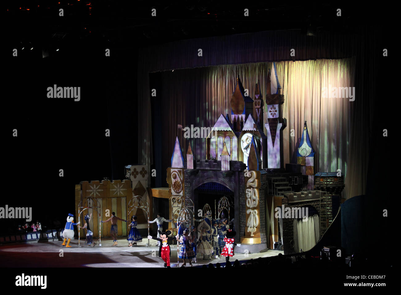 A scene in Disney on ice show in Rogers centre downtown Toronto, Canada ...