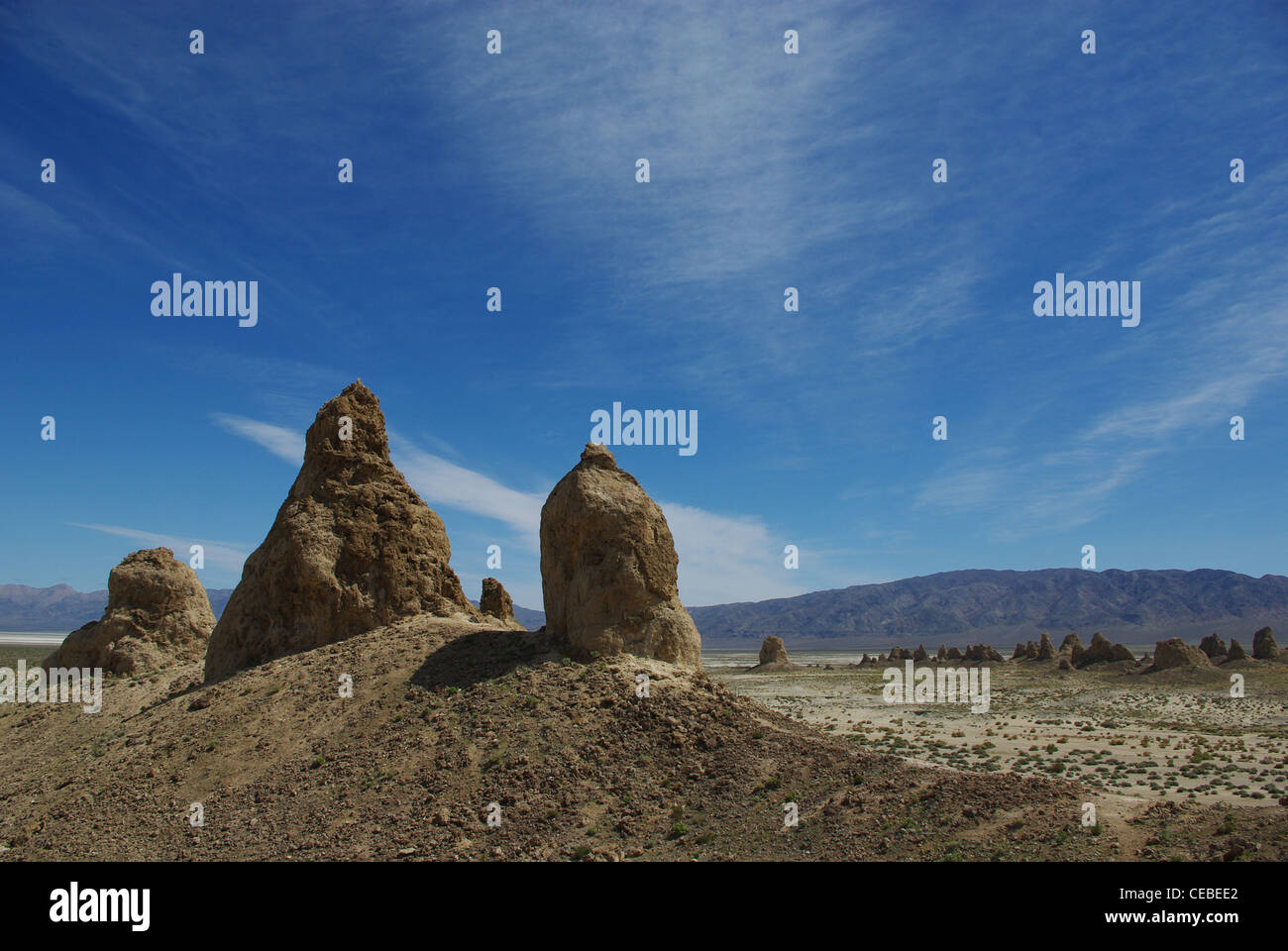 Trona Pinnacles, California Stock Photo - Alamy