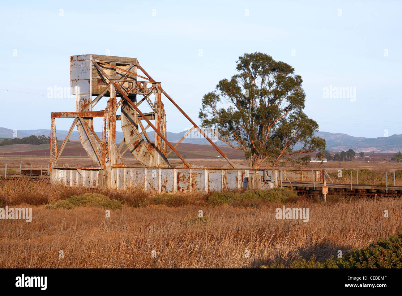 The Wingo Drawbridge crosses Sonoma Creek near the ghost town of Wingo ...