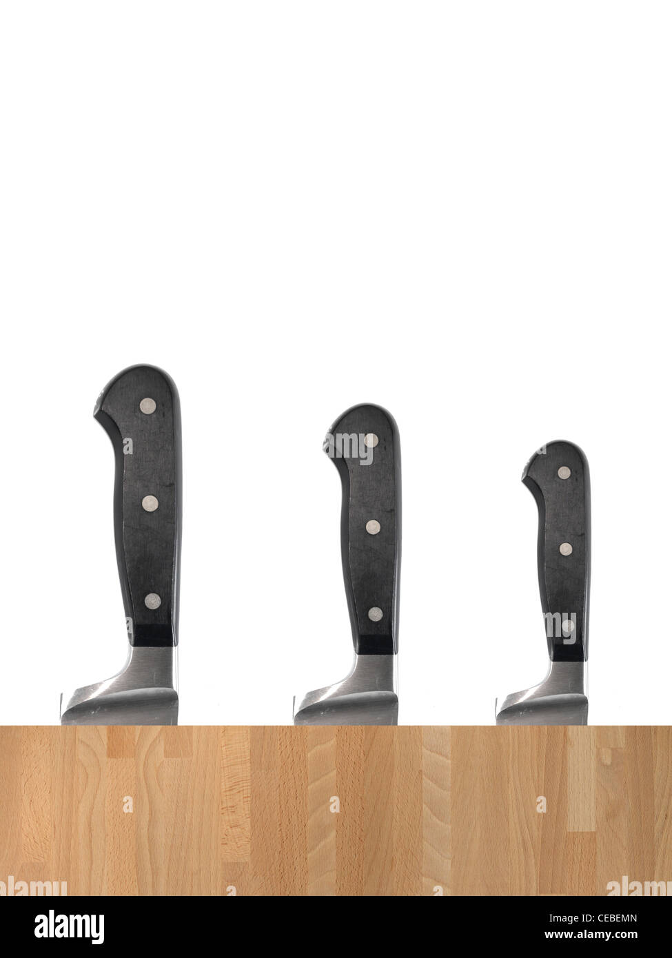 A chiefs large kitchen metal carving knife Stock Photo - Alamy