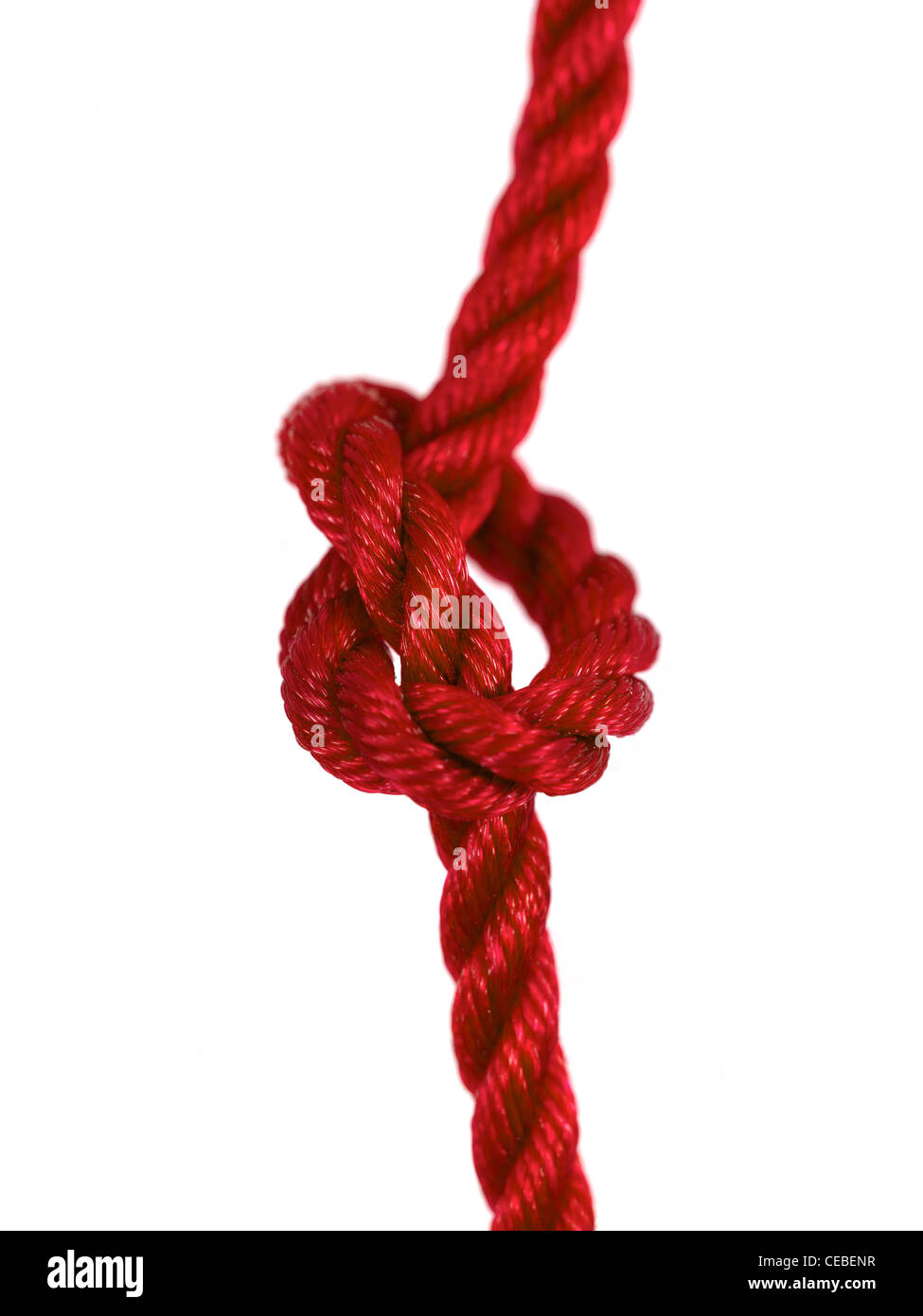 Pieces of rope isolated against a white background Stock Photo - Alamy