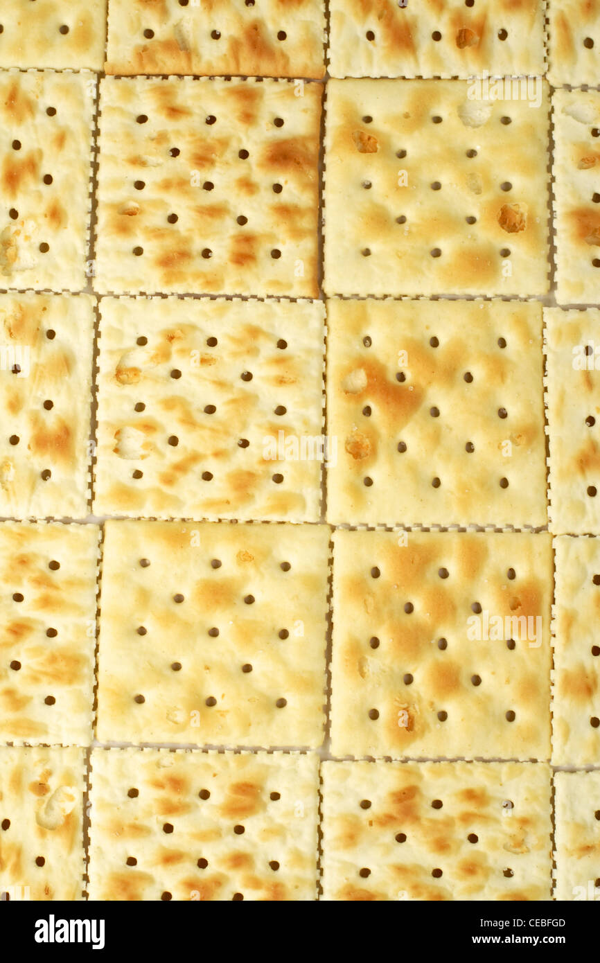 Crackers arrangement generating an useful background or texture Stock ...