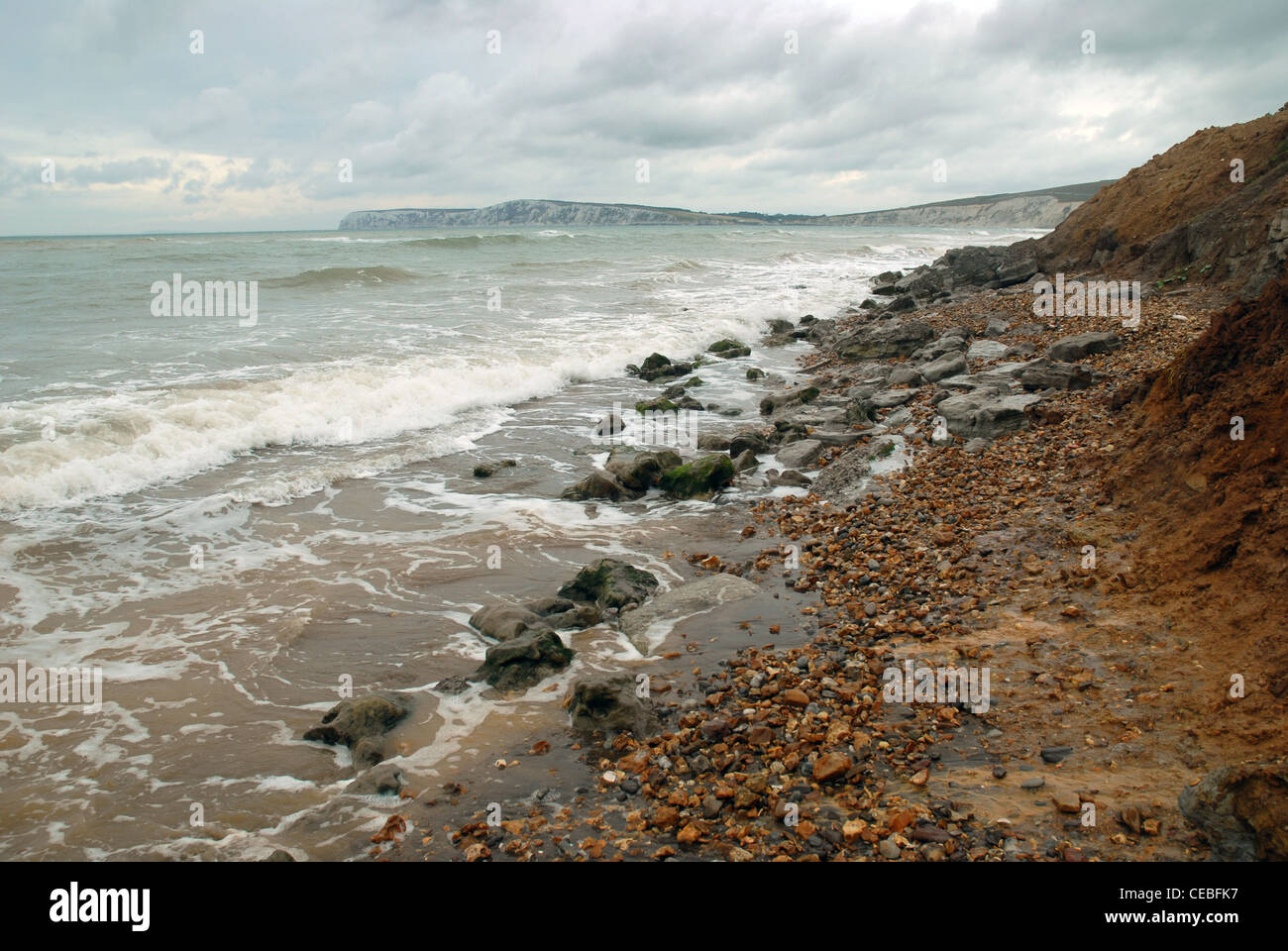Compton Bay Isle of Wight, Hampshire, England Stock Photo - Alamy