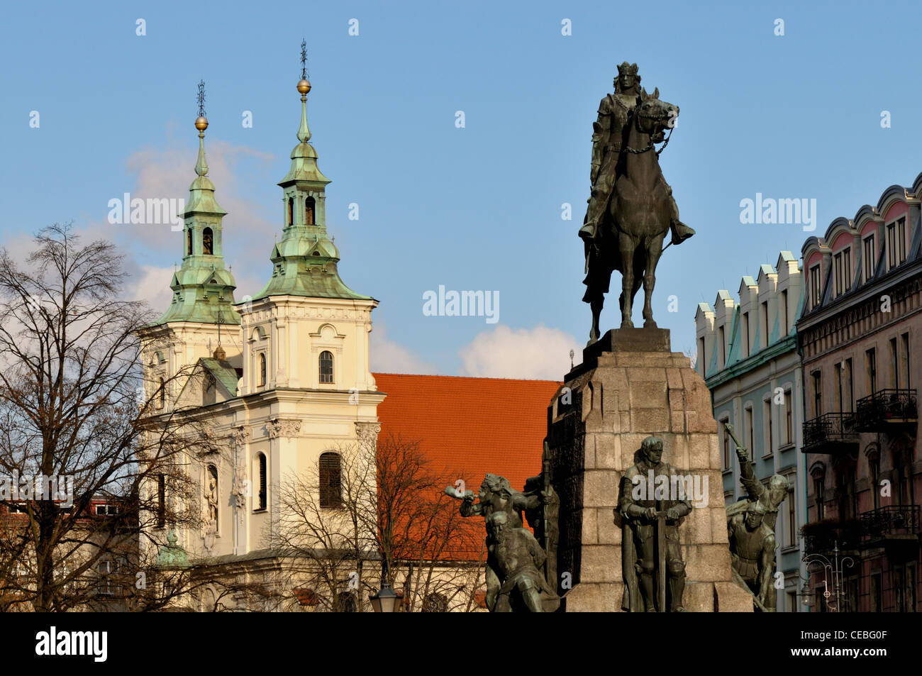 Architecture and old buildings in the city of Krakow Stock Photo - Alamy