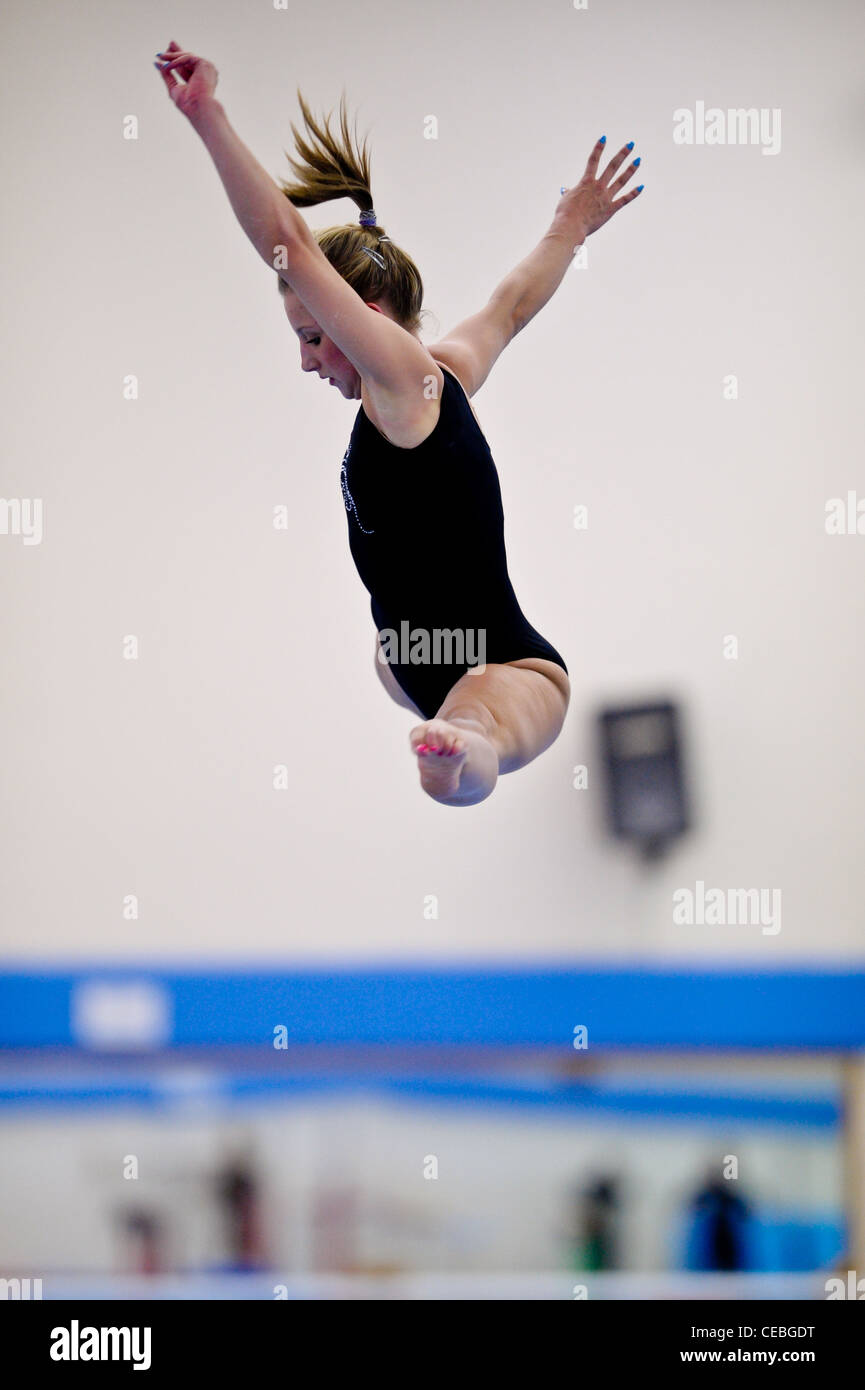 Jocelyn Hunt Great Britain Squad Gymnast pictured training with the ...