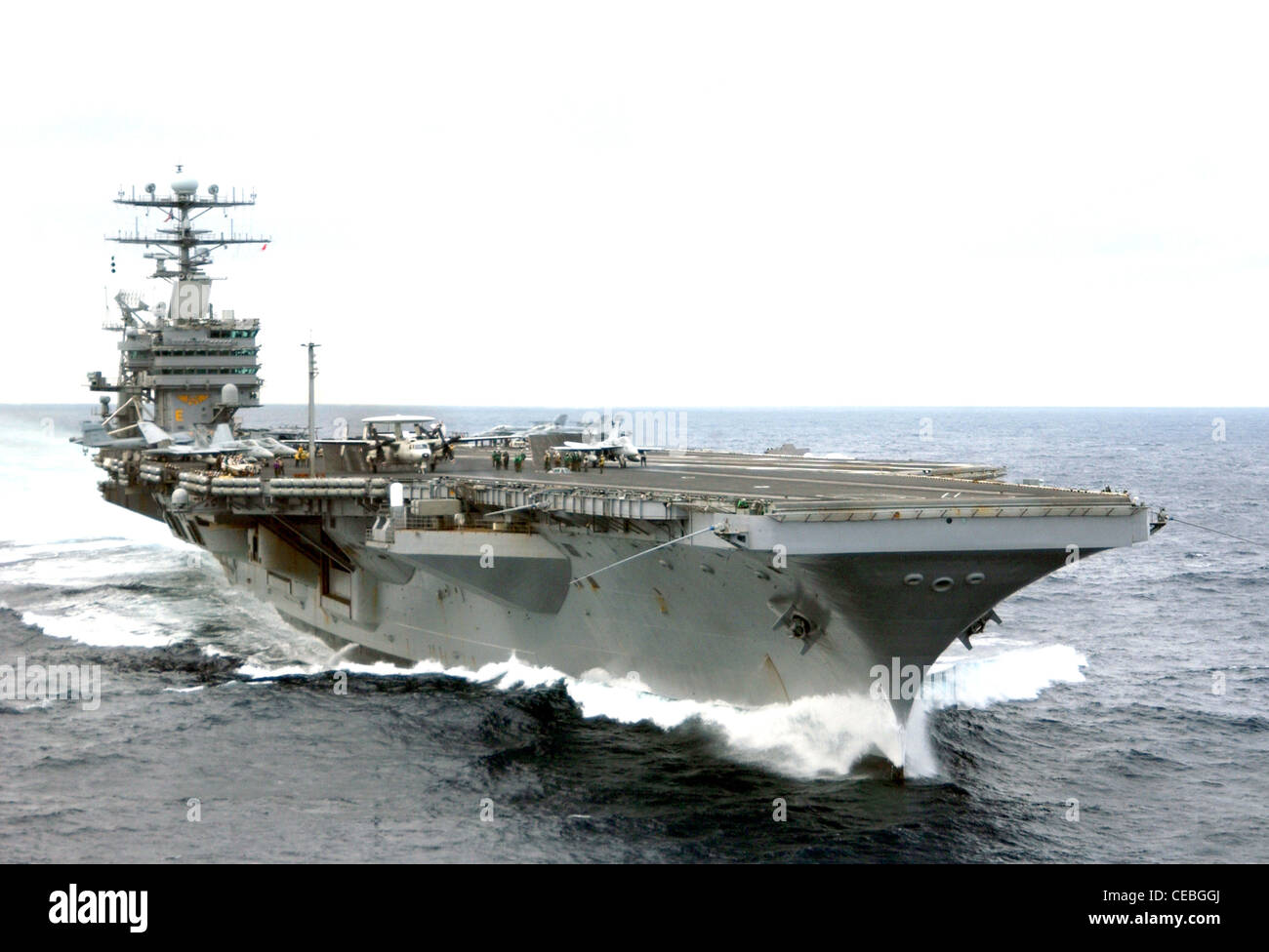 Steaming off the coast of Southern California USS Carl Vinson (CVN 70 ...