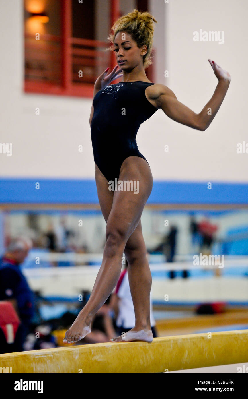 Danusia Francis Great Britain Squad Gymnast pictured training with the ...