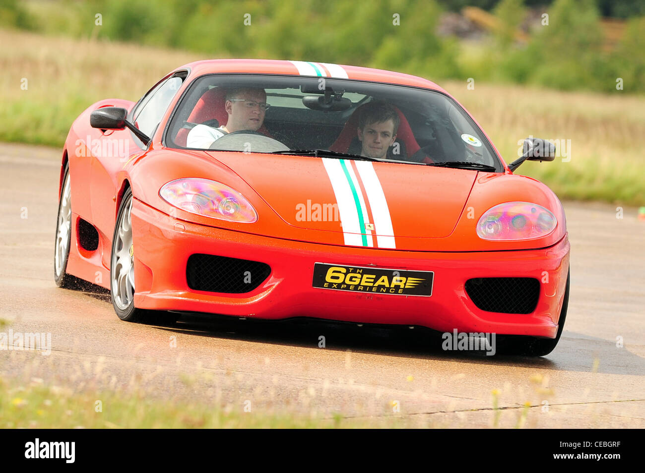 Supercars on track UK Ferrari 360 Modena Stock Photo - Alamy