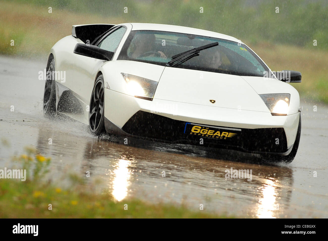 Supercars on track UK Lamborghini Murcielago Stock Photo - Alamy