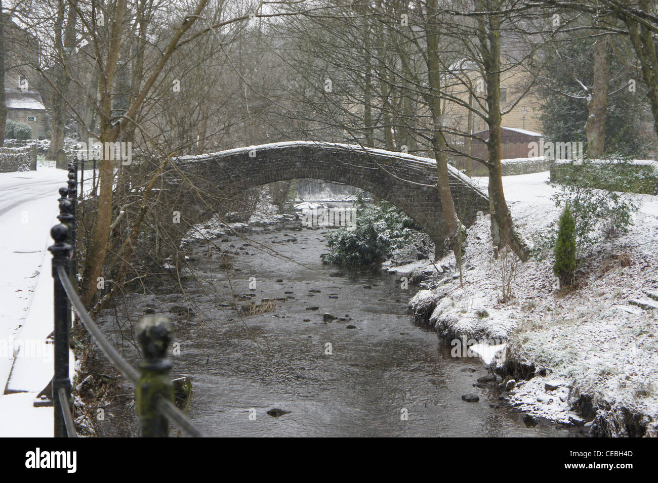 SONY DSC , Bridge over the brook, Marsden West Yorkshire Stock Photo ...