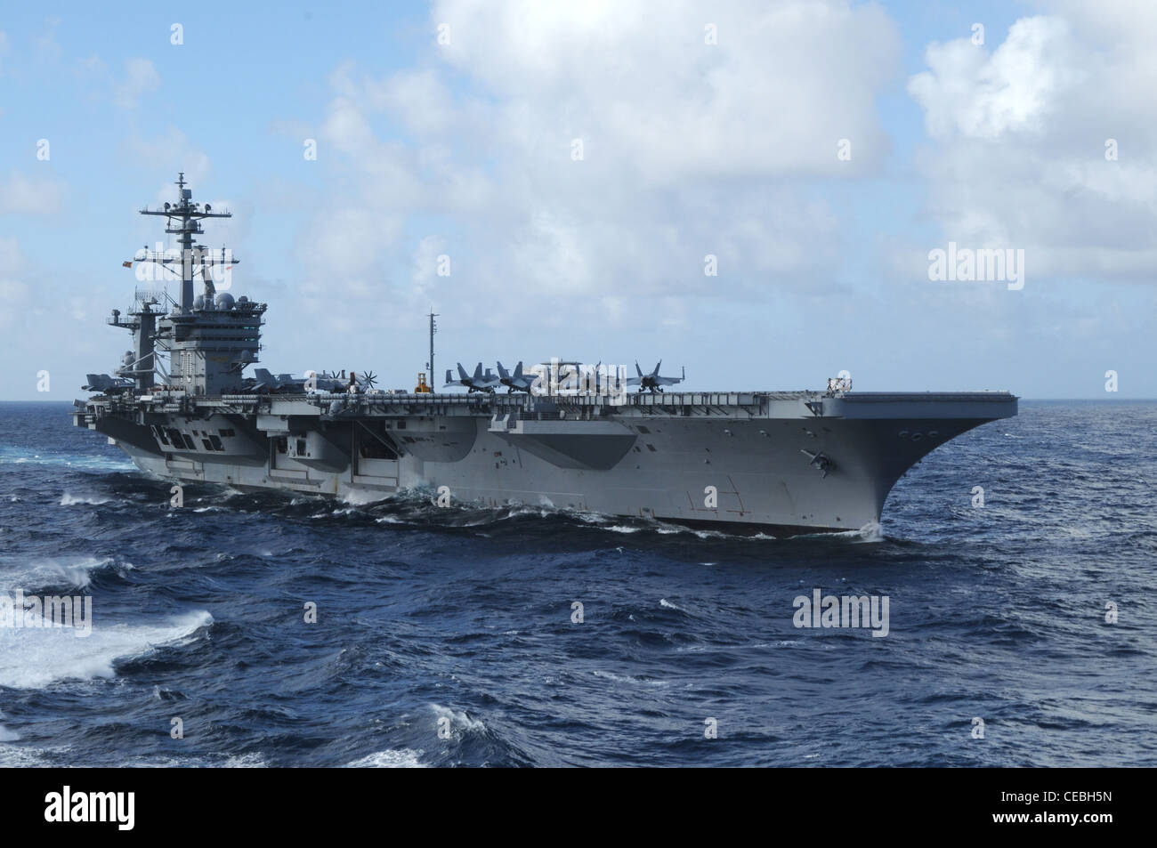 Uss carl vinson cvn 70 south america southern hemisphere hi-res stock ...