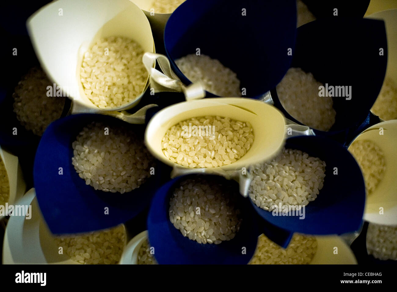 rice at a wedding ceremony in italy Stock Photo - Alamy