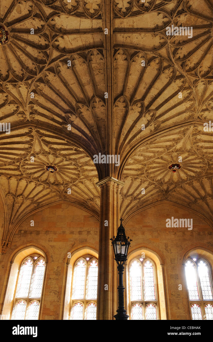Oxford - Christ Church Dining Hall Entrance Ceiling Stock Photo - Alamy