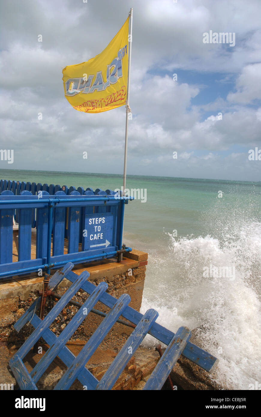Whitecliff Isle of Wight, Hampshire, England Stock Photo - Alamy