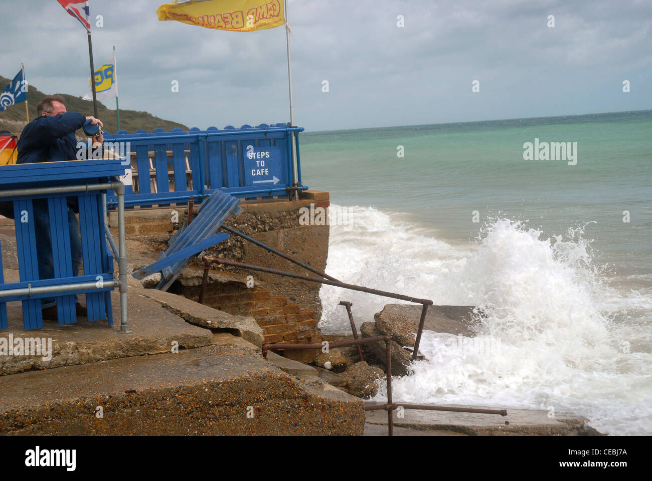 Whitecliff Isle of Wight, Hampshire, England Stock Photo - Alamy