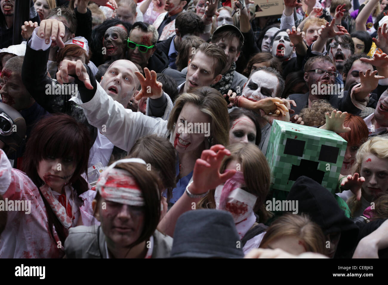 World Zombie Day, 8th October 2011, Hyde Park, London Stock Photo - Alamy