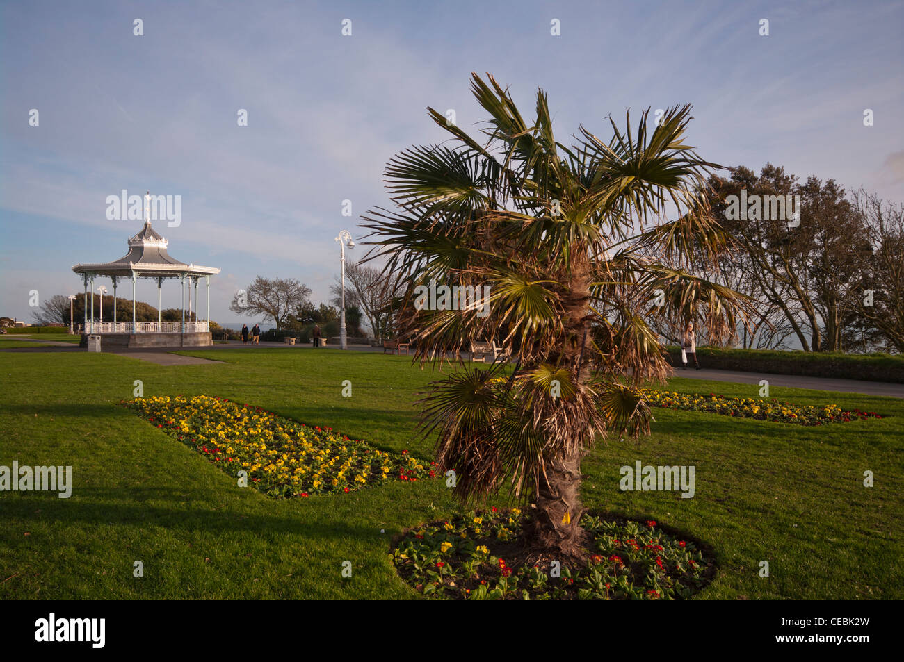 The Bandstand On The Promenade The Leas Folkestone Kent UK With A ...