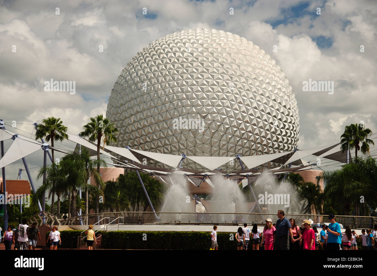 walt disney world resort epcot attraction spaceship earth Stock Photo ...