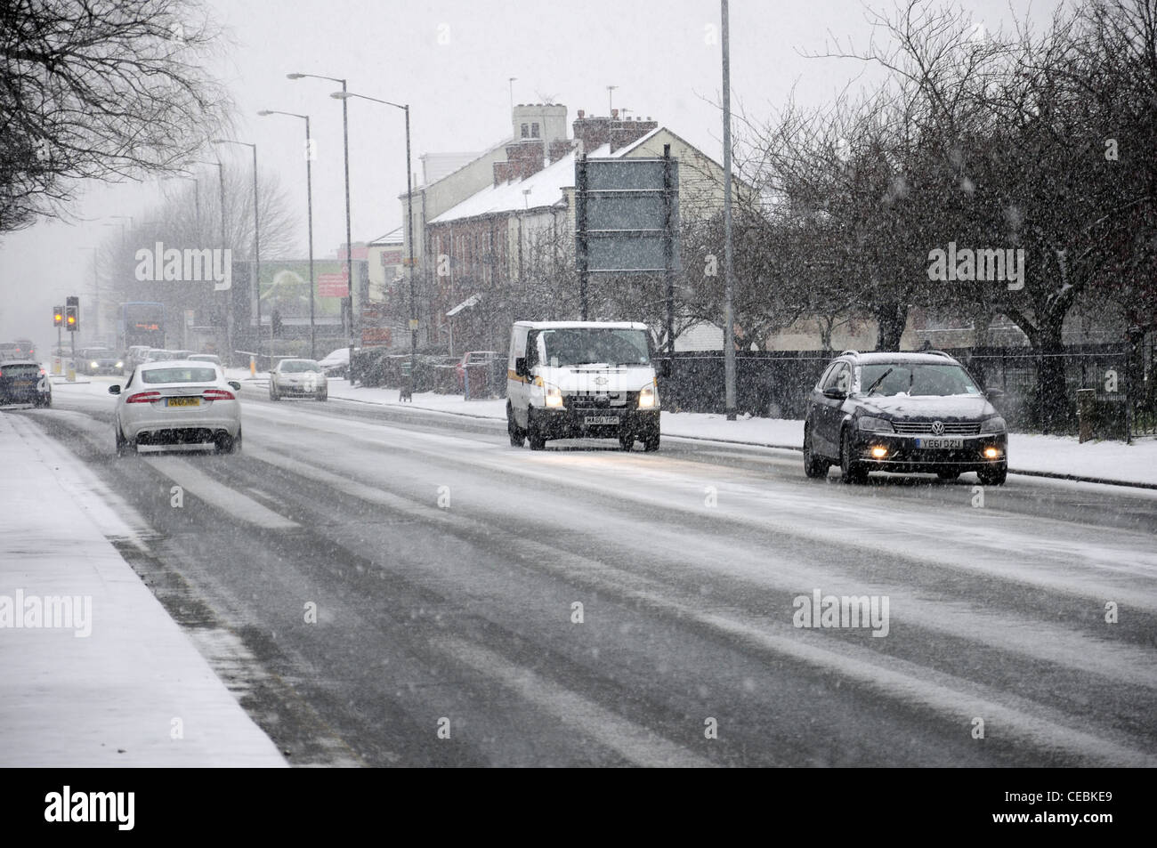 Blizzard fall hi-res stock photography and images - Alamy