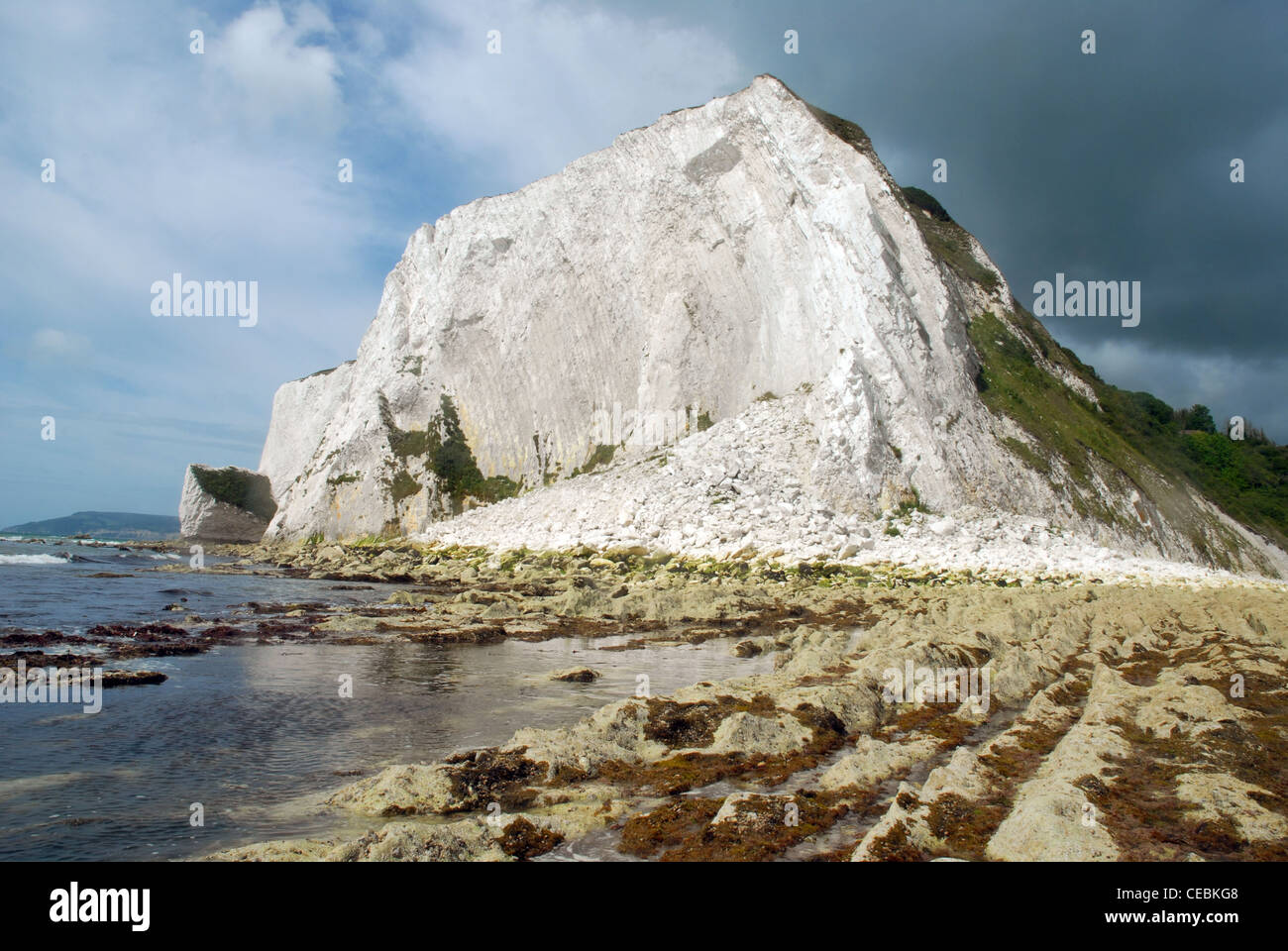 Whitecliff Bay Isle of Wight, Hampshire, England Stock Photo - Alamy
