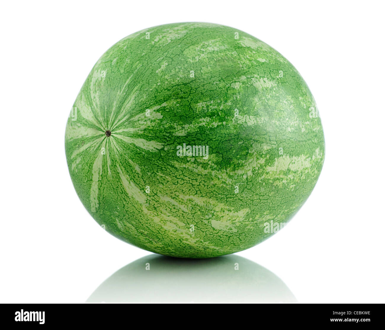 a watermelon on white background Stock Photo - Alamy
