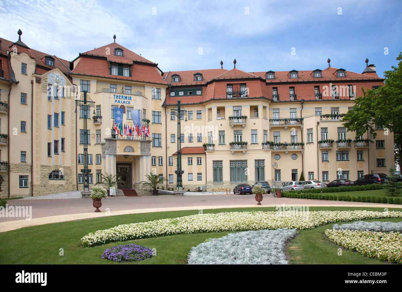 Piestany, Piešťany, Slovakia, Slovak, Republic, spa, city, town Stock ...
