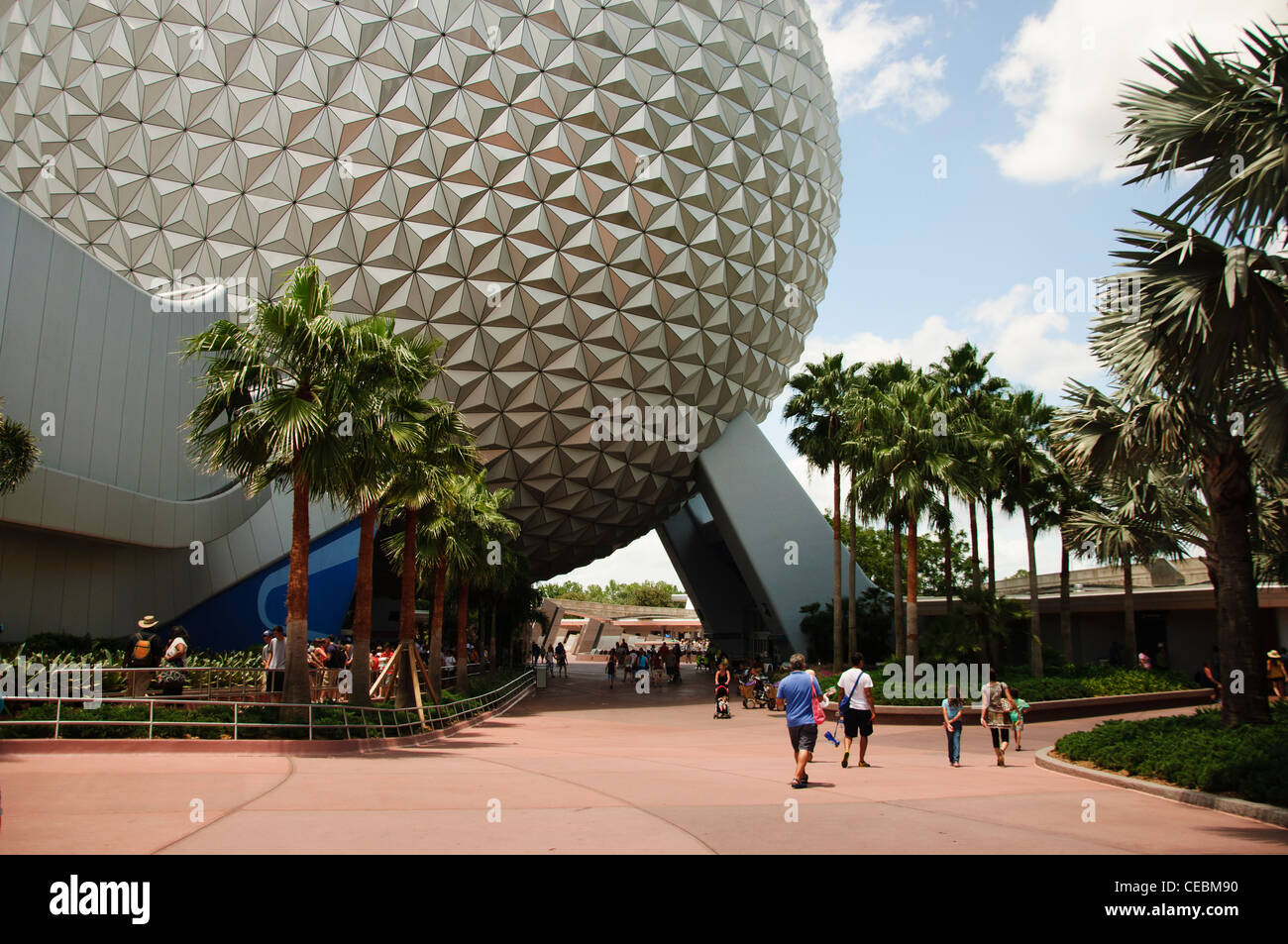 walt disney world resort epcot attraction spaceship earth Stock Photo ...