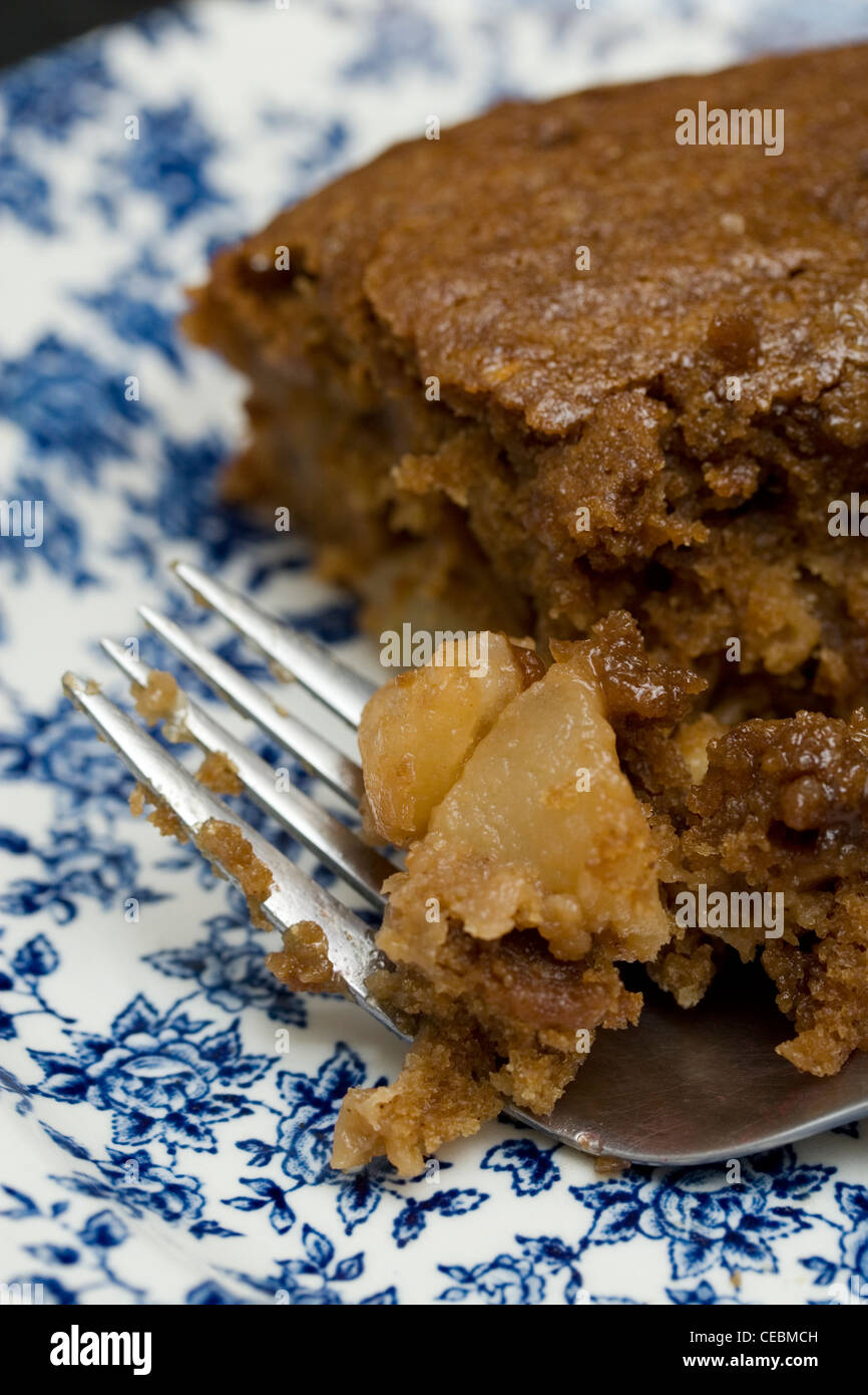 Homemade sticky apple cake Stock Photo - Alamy