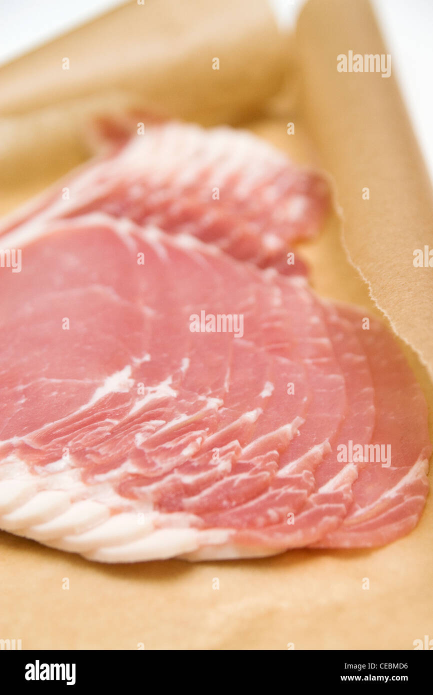 Slices of bacon Stock Photo - Alamy