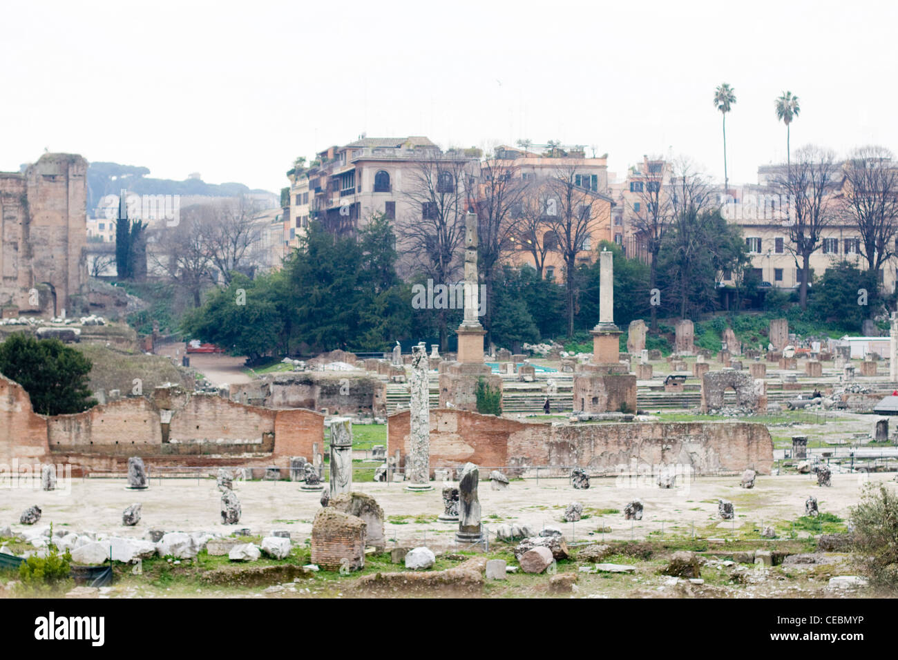 Connection between the city of rome and the vatican hi-res stock ...