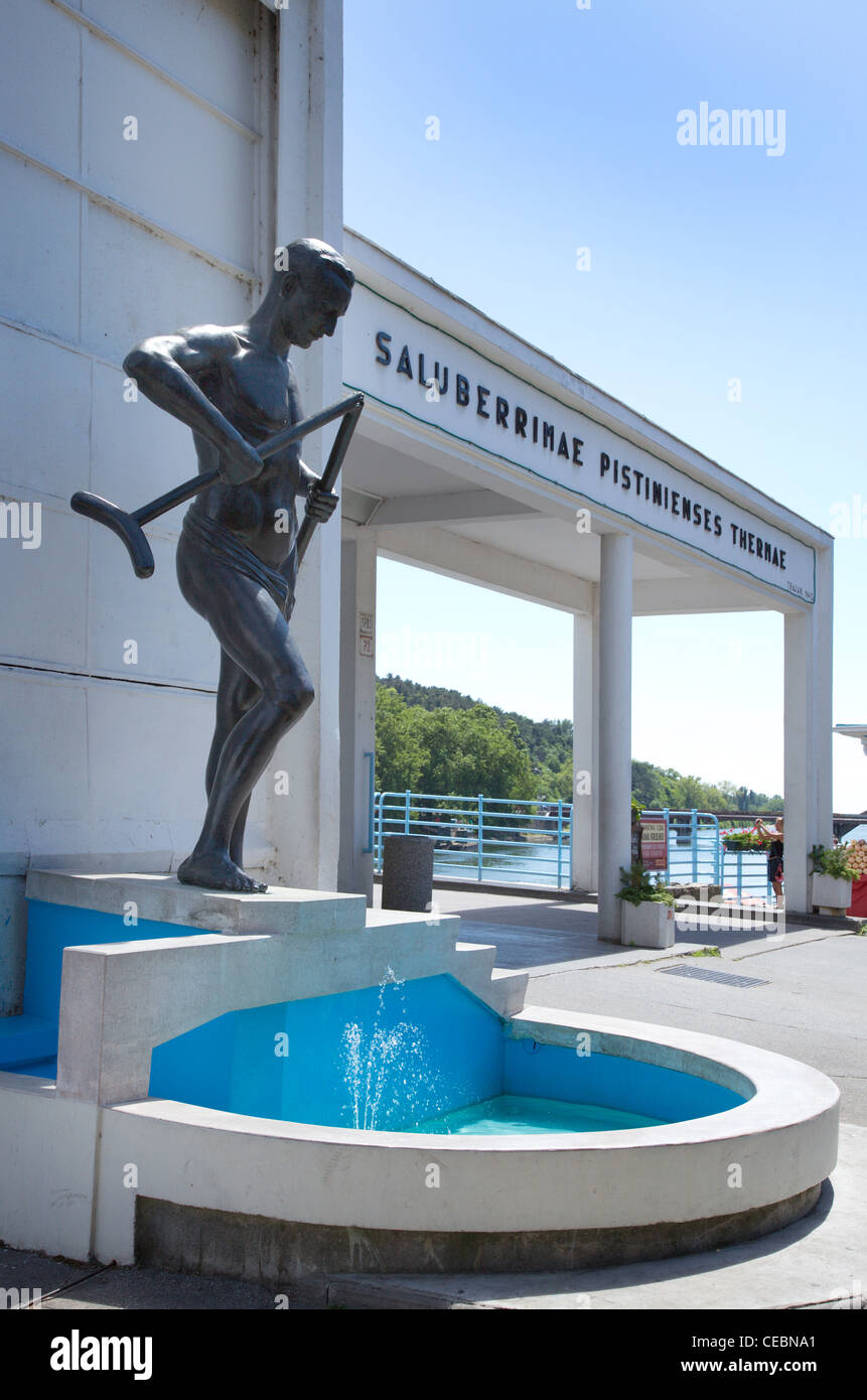 Piestany, Piešťany, Slovakia, Slovak, Republic, spa, city, town, statue Stock Photo - Alamy