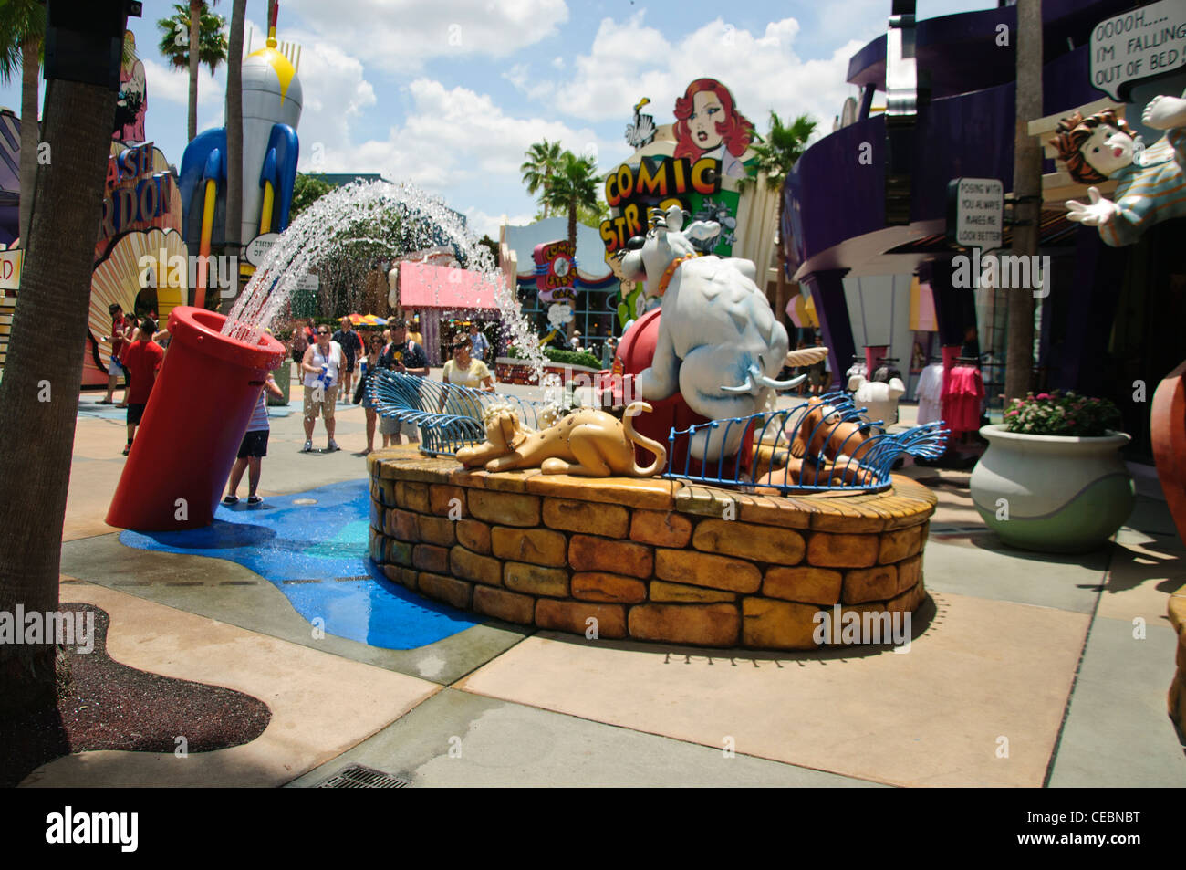 universal studios islands of adventure seuss landing Stock Photo - Alamy