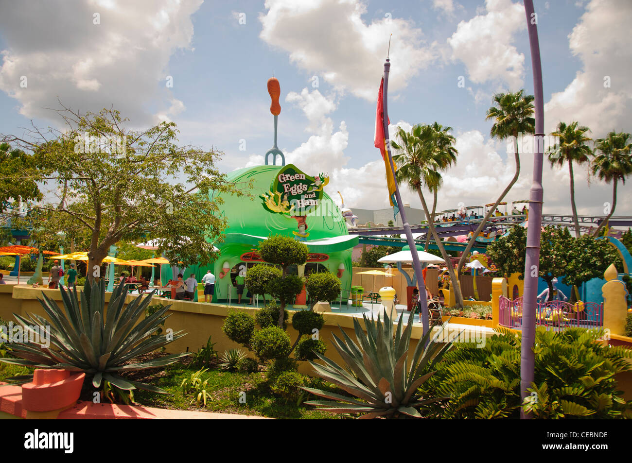 universal studios islands of adventure seuss landing Stock Photo - Alamy