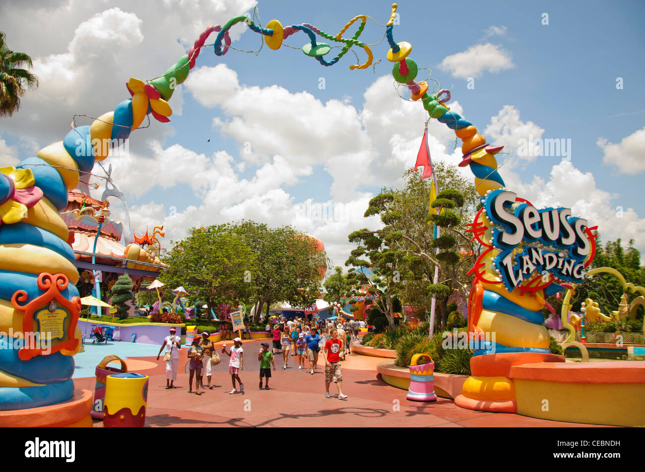 universal studios islands of adventure seuss landing Stock Photo - Alamy