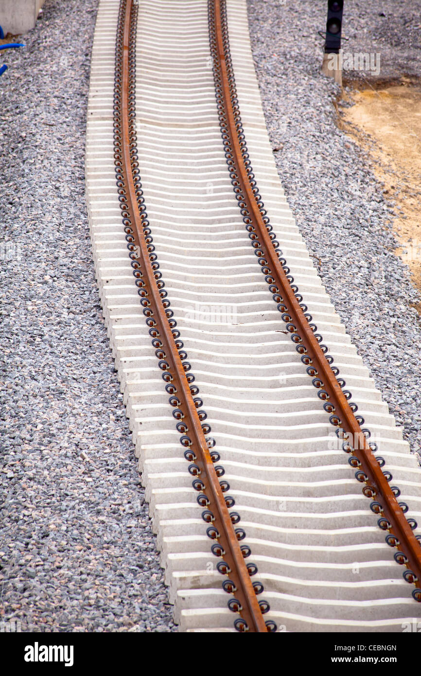 Railway track railroad hi-res stock photography and images - Alamy