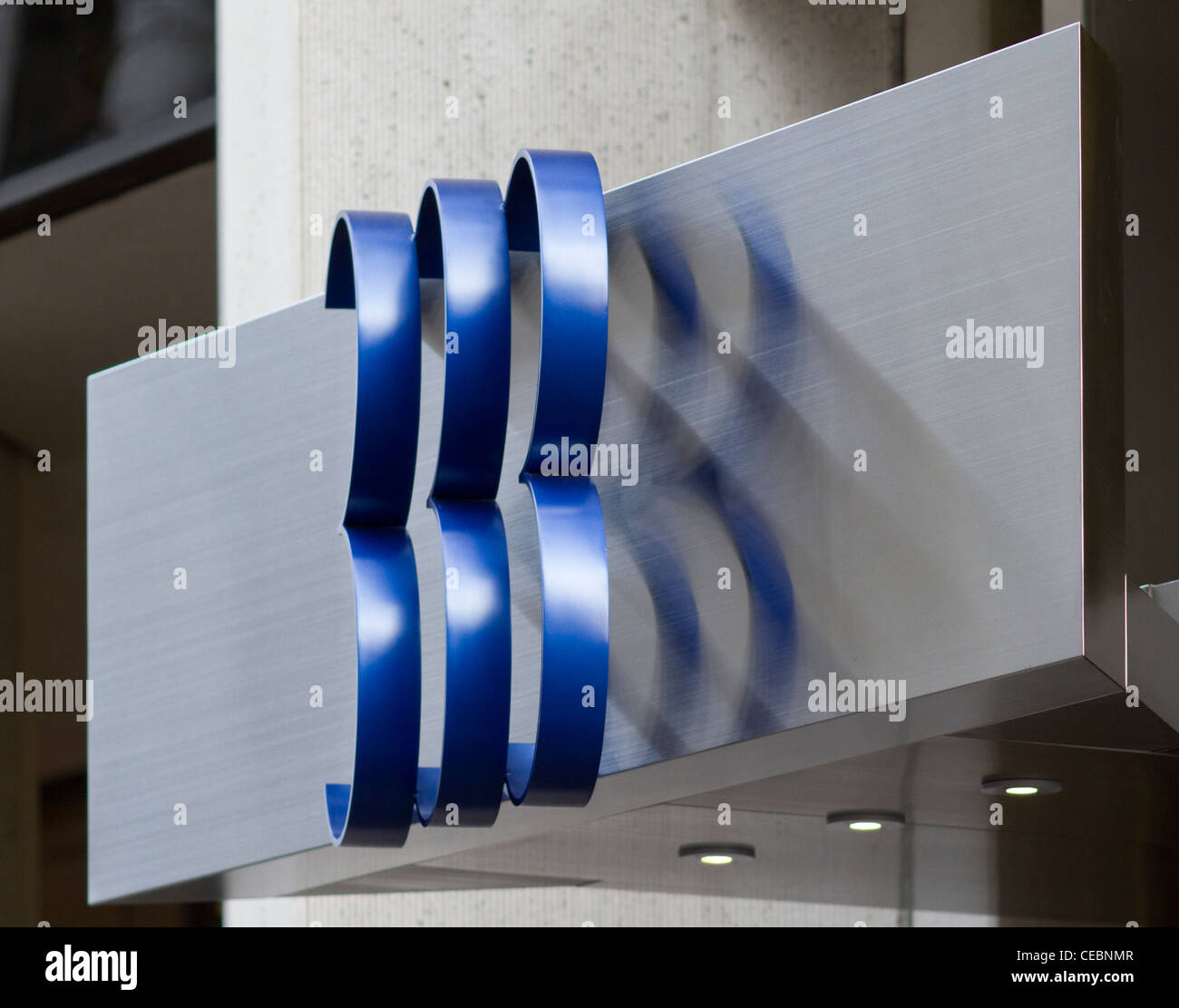 Sign outside 333 Market Street, San Francisco, an office block Stock ...