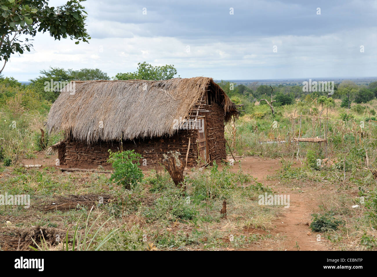 Traditional African huts in rural areas of Morogoro region in Tanzania ...