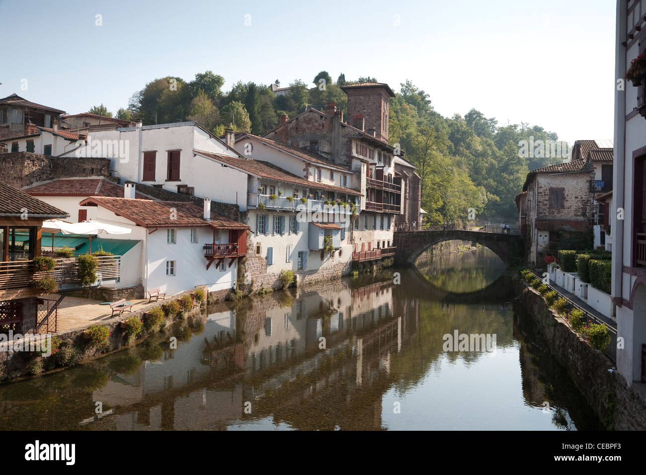Nive River - Saint-Jean-Pied-de-Port, Basque country, Pyrénées ...