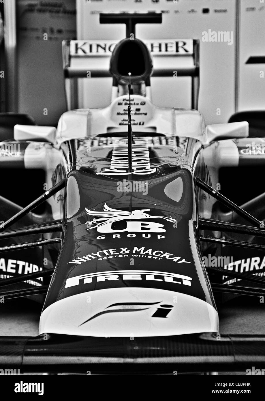F1 Car Black and White Stock Photos & Images - Alamy