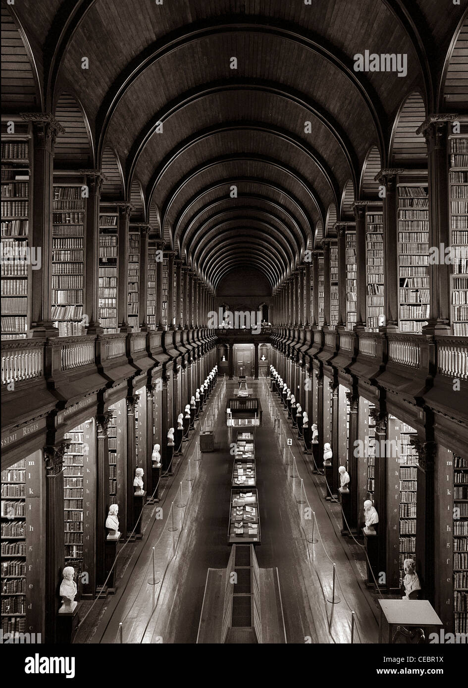 Long Room, Trinity College, Dublin, Ireland Stock Photo - Alamy