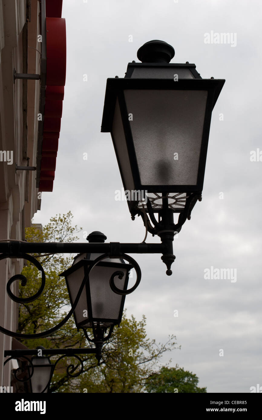 Antique lanterns on historical street hi-res stock photography and ...