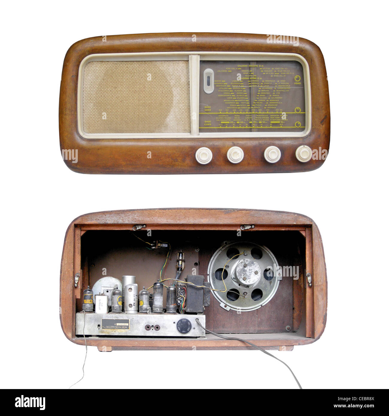 Old fifties radio hi-res stock photography and images - Alamy