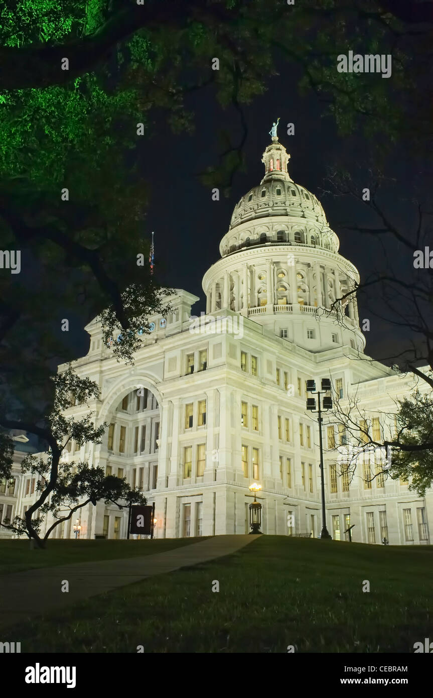Texas capitol building night hi-res stock photography and images - Alamy