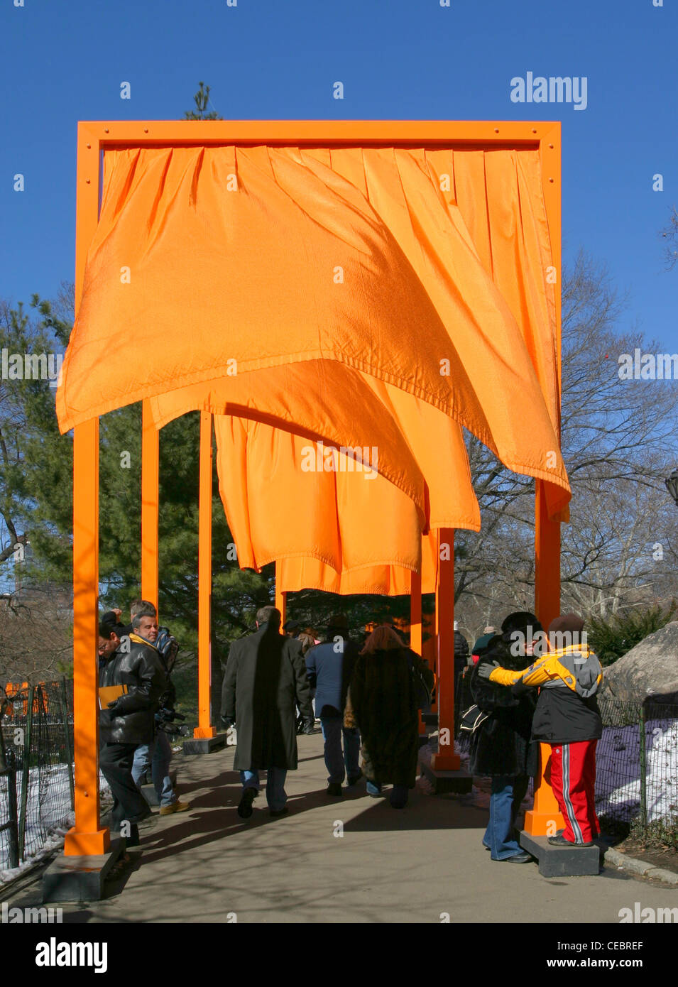 The Gates was a site-specific work of art by Christo and Jeanne-Claude ...