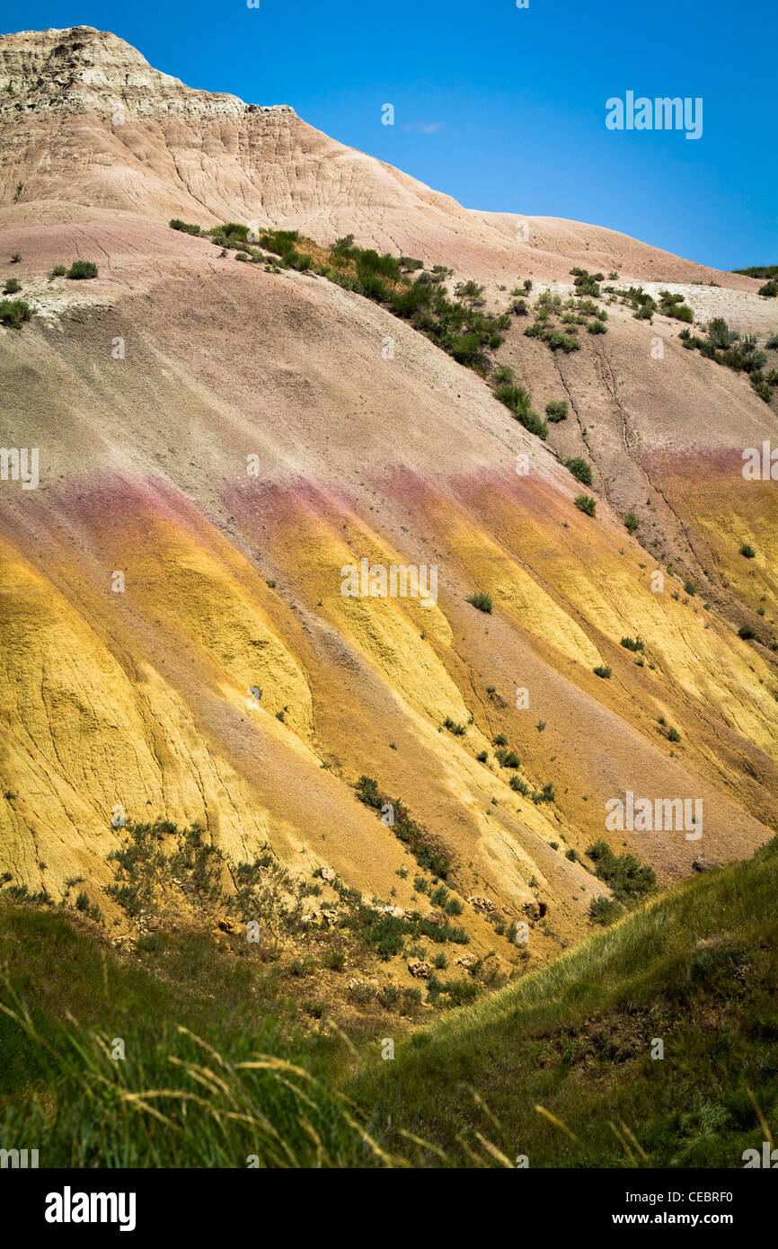 Badlands National Park Yellow Mound South Dakota SD pictures images ...