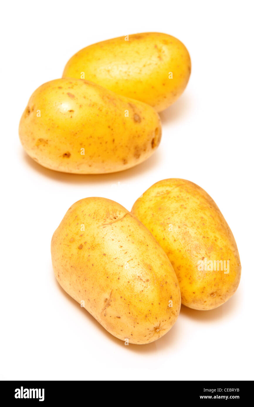 Vivaldi baking potatoes isolated on a white studio background Stock ...