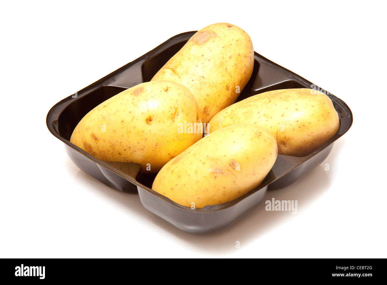 Vivaldi baking potatoes isolated on a white studio background Stock ...